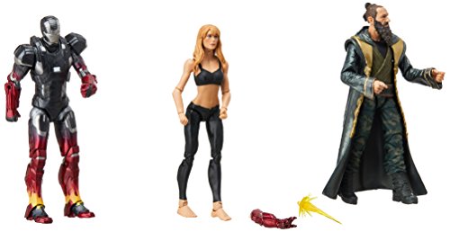 Hasbro Marvel Legends Series Studios The First Ten Years Iron Man 3 Movie Iron Man Mark Xxii, Pepper Potts, The Mandarin 6" Figure 3 Pack (Amazon Exclusive)