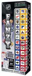 masterpieces family game - nhl league fanzy dice game - officially licensed game for kids & adults