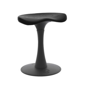 safco products 2271bl fidget active stool, 18", black