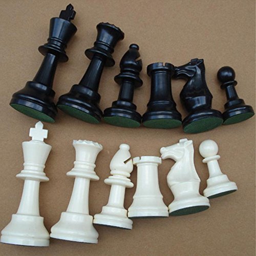 YB-OSANA 3-inch / 75mm King's Height Chess Pieces Chess Set Pieces Only – No Board Unweighted Tournament Chess Pieces Ony Complete Set of 32 Chess Pieces (3 inch)