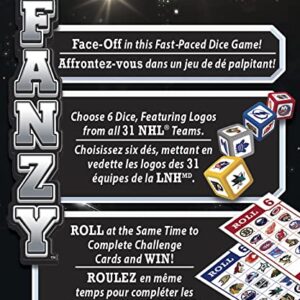 MasterPieces Family Game - NHL League Fanzy Dice Game - Officially Licensed Game for Kids & Adults