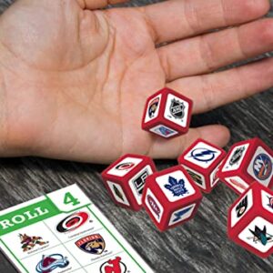 MasterPieces Family Game - NHL League Fanzy Dice Game - Officially Licensed Game for Kids & Adults