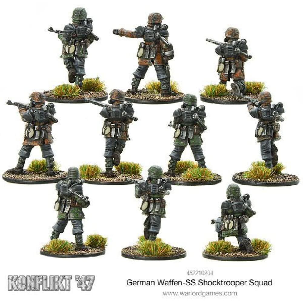 Warlord Games Konflikt '47 Waffen-SS Shocktrooper Squad