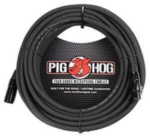 pig hog 8mm mic cable, 100' xlr