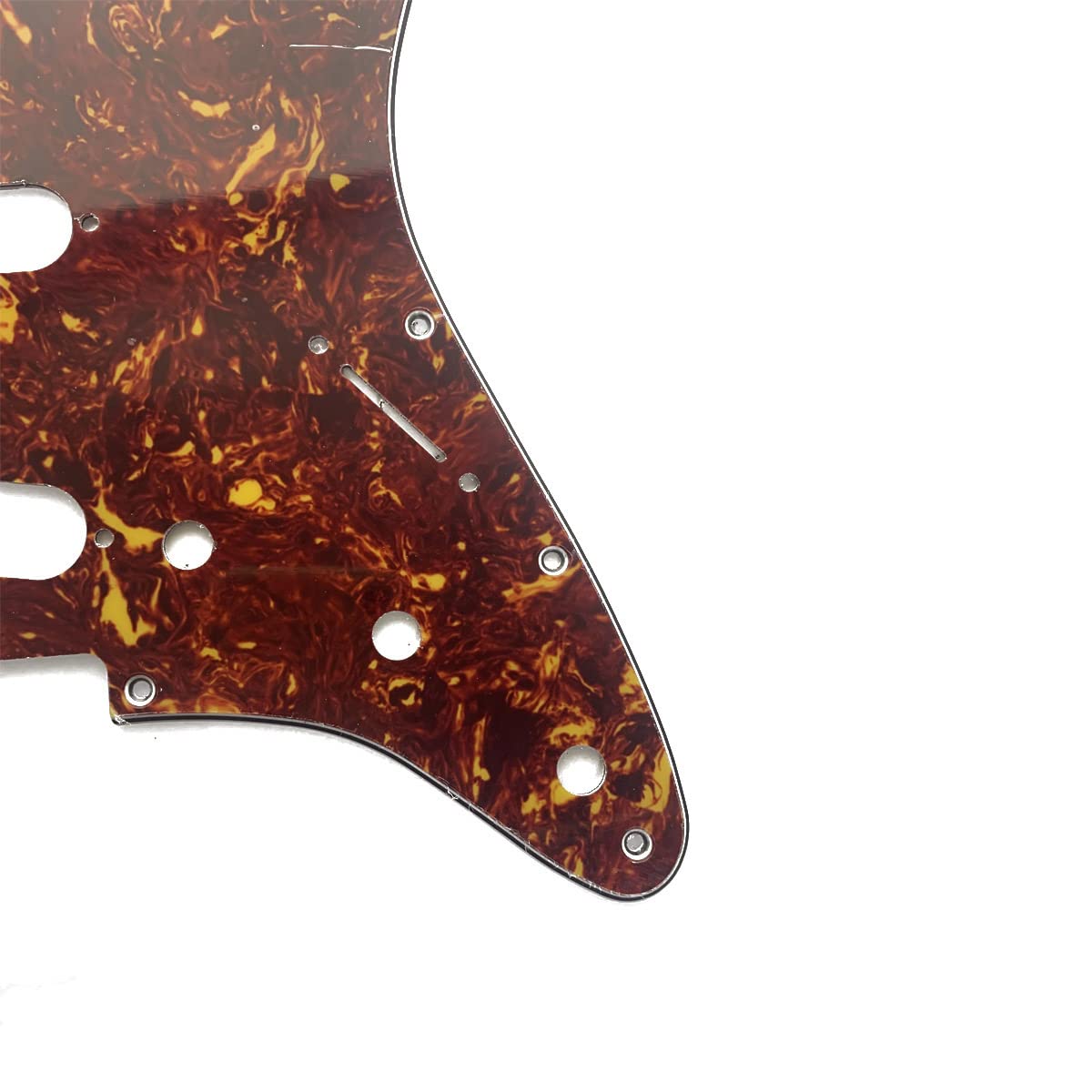 Dopro 11 Hole Vintage 62 Strat ST SSS Single Coil Pickups Guitar Pickguard Scratch Plate with Screws for American FD 62 Stratocaster Vintage Tortoise