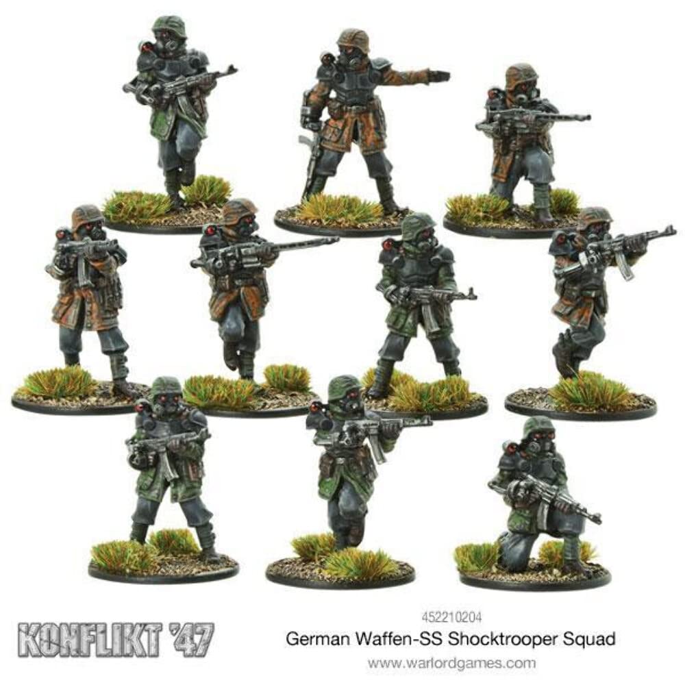 Warlord Games Konflikt '47 Waffen-SS Shocktrooper Squad