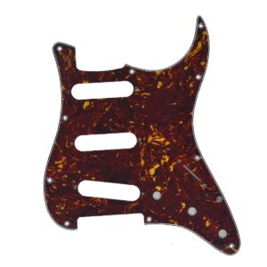 dopro 11 hole vintage 62 strat st sss single coil pickups guitar pickguard scratch plate with screws for american fd 62 stratocaster vintage tortoise