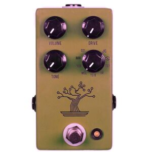 jhs pedals bonsai 9-way screamer overdrive guitar effects pedal, green