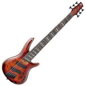 ibanez bass workshop srms806 - brown topaz burst