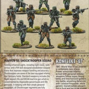 Warlord Games Konflikt '47 Waffen-SS Shocktrooper Squad