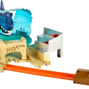 Hot Wheels City Shark Beach Battle Play Set Multicolor