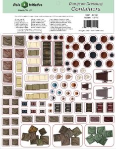 dungeon dressings - containers