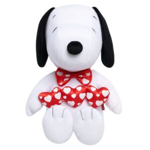 just play peanuts valentine’s large plush snoopy stuffed animal, kids toys for ages 3 up