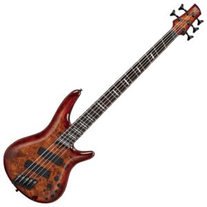 ibanez bass workshop srms805 - brown topaz burst