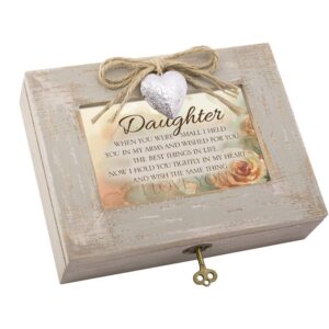 cottage garden daughter best things in life taupe wood locket music box plays you are my sunshine