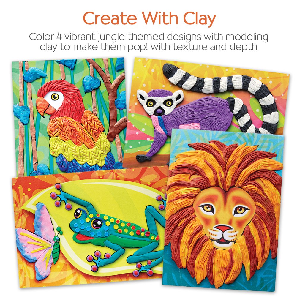 Faber-Castell Do Art Coloring with Clay - Modeling Clay Art for Kids