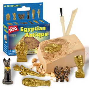 xx excavation dig kit for kids egyptian mummy toy get one of six style objects at random(1 pack)