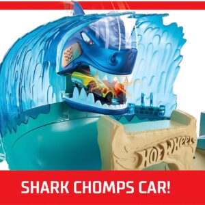 Hot Wheels City Shark Beach Battle Play Set Multicolor