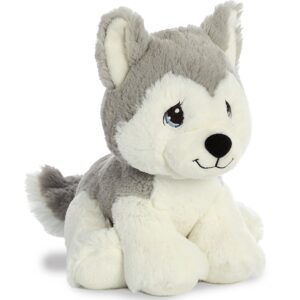 Aurora® Inspirational Precious Moments™ Malakai Wolf Stuffed Animal - Cherished Memories - Enduring Comfort - Gray 8.5 Inches