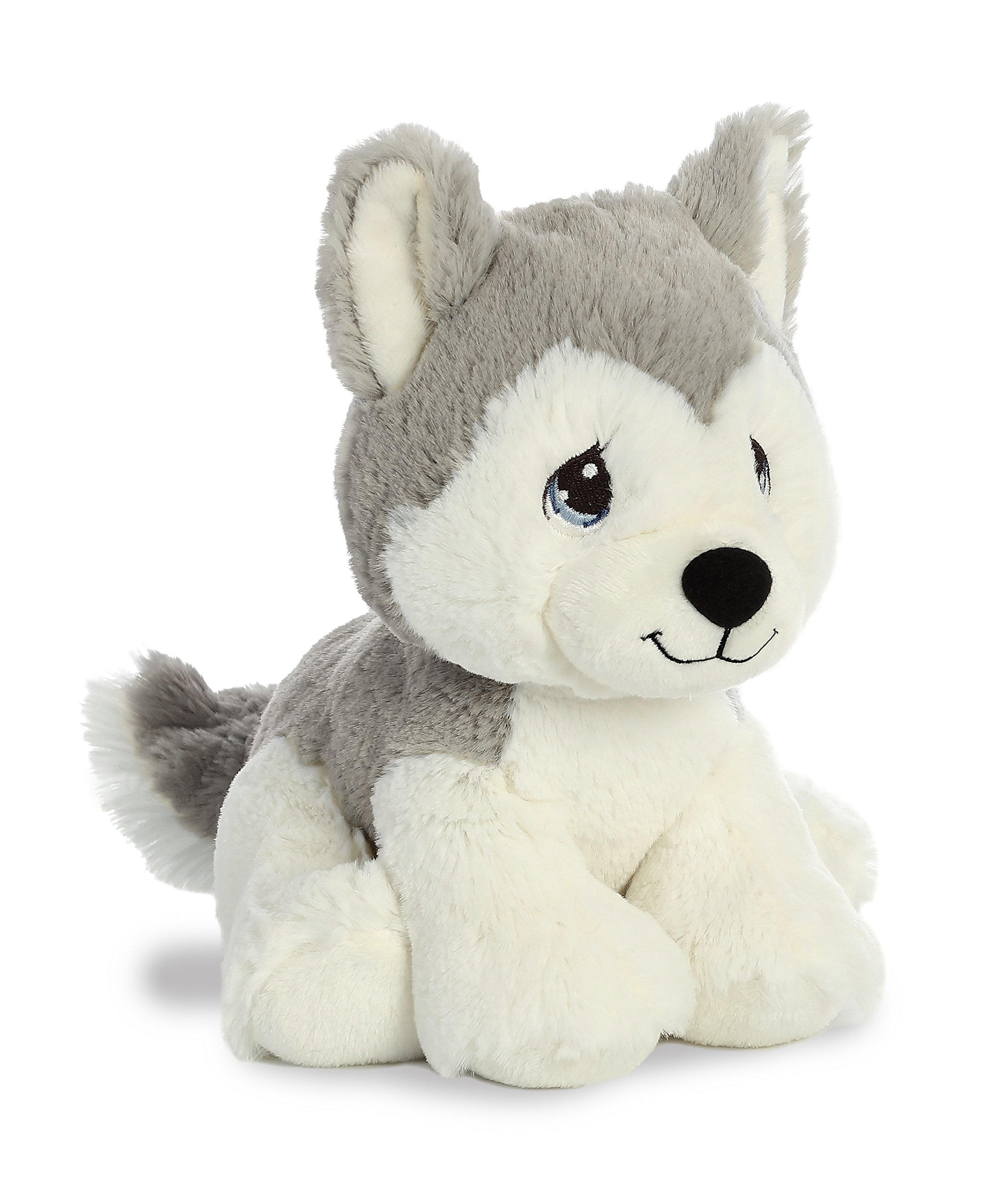 Aurora® Inspirational Precious Moments™ Malakai Wolf Stuffed Animal - Cherished Memories - Enduring Comfort - Gray 8.5 Inches