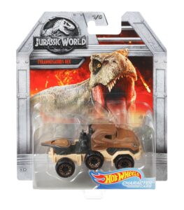 hot wheels jurrasic world tyrannosaurus rex, vehicle