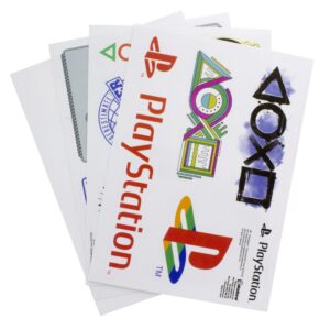 paladone playstation gadget decals - reusable vinyl stickers - 20 pcs