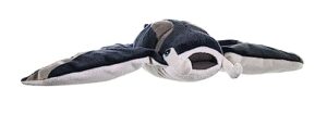 wild republic manta ray cuddlekins, stuffed animal, 12 inches, gift for kids, plush toy, fill is spun recycled water bottles (22475)