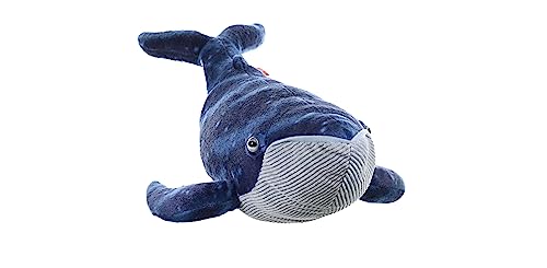 Wild Republic Blue Whale Plush, Stuffed Animal, Plush Toy, Gifts for Kids, Cuddlekins 20 Inches