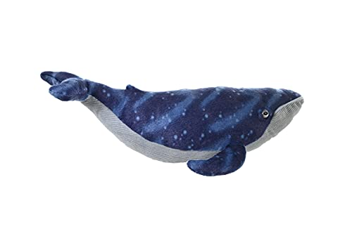 Wild Republic Blue Whale Plush, Stuffed Animal, Plush Toy, Gifts for Kids, Cuddlekins 20 Inches