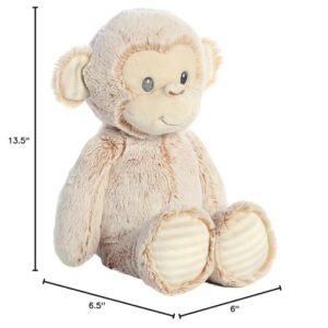 Aurora® Adorable Cuddlers™ Marlow Monkey™ Baby Stuffed Animal - Security and Sleep Aid - Comforting Companion - Brown 14 Inches