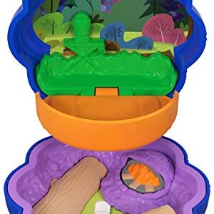 Polly Pocket Tiny Pocket Places Camping Compact! Shani Doll