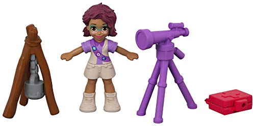 Polly Pocket Tiny Pocket Places Camping Compact! Shani Doll