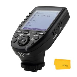 godox xpro-s ttl wireless flash trigger for sony camera, 2.4g wirless flash transmitter hss 1/8000s, ttl-convert-manual function, 11 customizable functions, big lcd screen, 16 groups and 32 channels