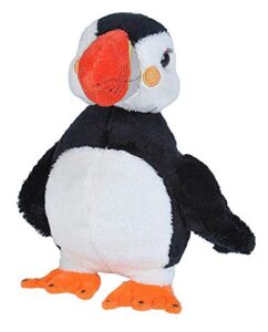 wild republic puffin plush, stuffed animal, plush toy, sea animals, gifts for kids, sea critters 8 inches