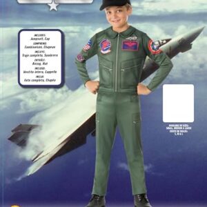 Rubies Top Gun Unisex Child's Costume, Small