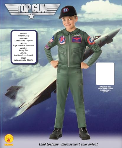 Rubies Top Gun Unisex Child's Costume, Small