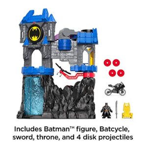 Fisher-Price Imaginext DC Super Friends Batman Toy, Wayne Manor Batcave Playset with Figure & Batcyle for Pretend Play Kids Ages 3+ Years (Amazon Exclusive)