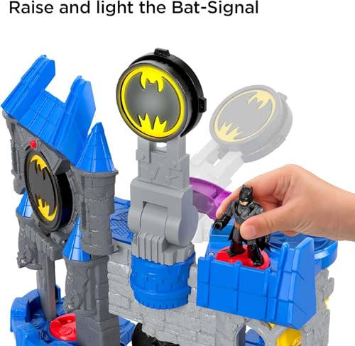 Fisher-Price Imaginext DC Super Friends Batman Toy, Wayne Manor Batcave Playset with Figure & Batcyle for Pretend Play Kids Ages 3+ Years (Amazon Exclusive)