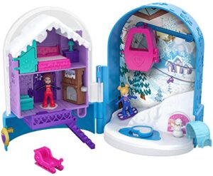 polly pocket big pocket world, snow globe [amazon exclusive]