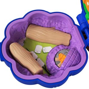 Polly Pocket Tiny Pocket Places Camping Compact! Shani Doll