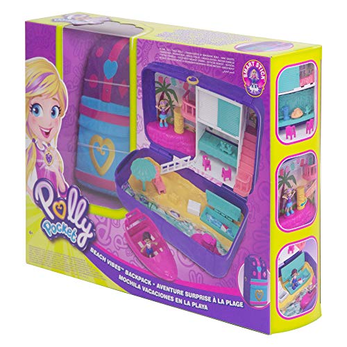 Polly Pocket Tiny Pocket Places Camping Compact! Shani Doll