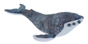 wild republic humpback whale plush, stuffed animal, plush toy, gifts for kids, cuddlekins, 13 inches