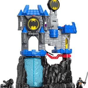 Fisher-Price Imaginext DC Super Friends Batman Toy, Wayne Manor Batcave Playset with Figure & Batcyle for Pretend Play Kids Ages 3+ Years (Amazon Exclusive)