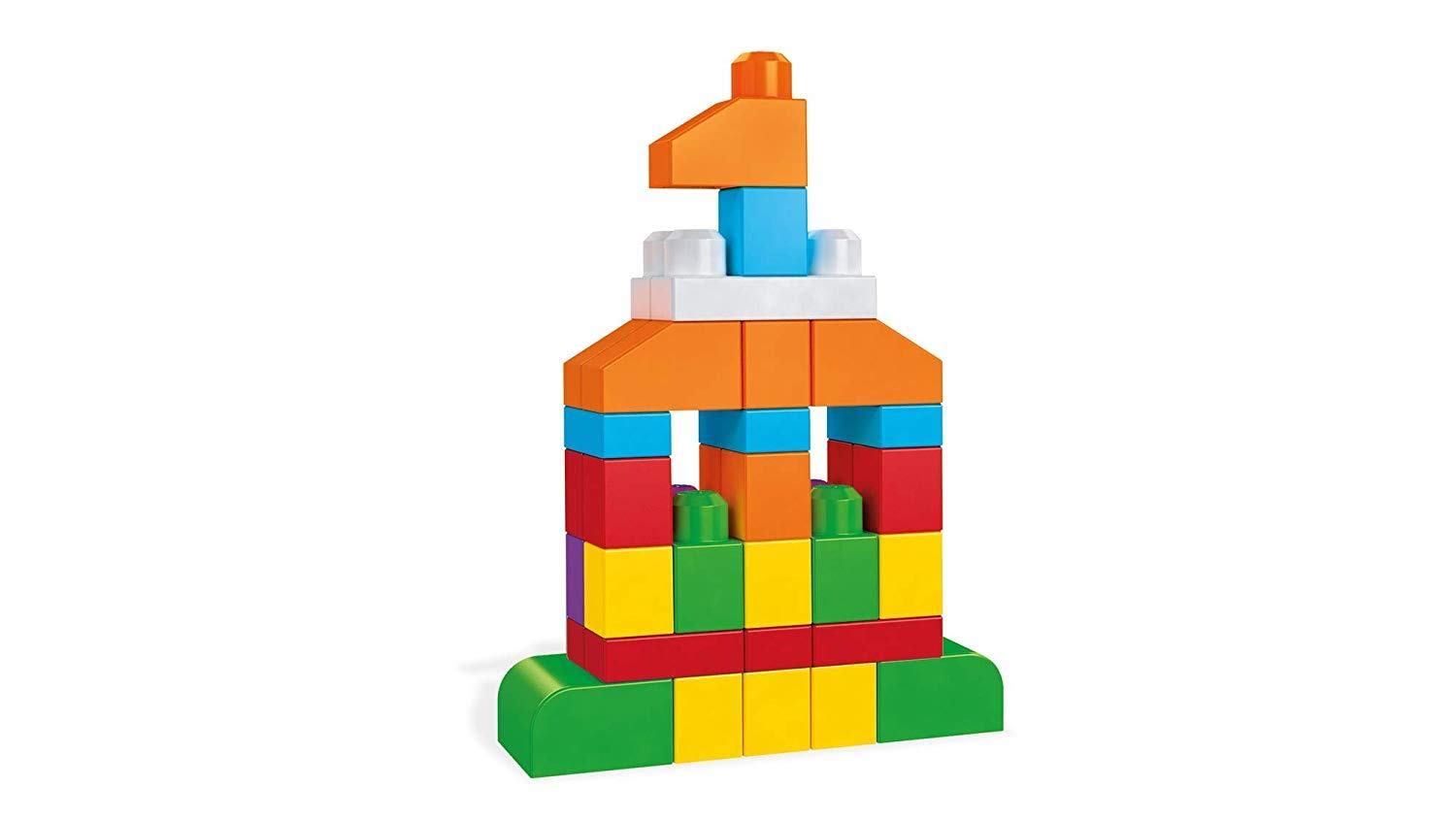 MEGA BLOKS 150 Toddlers Blocks Learning Toy Building Set, Let's Get Learning! For Toddlers 1-3