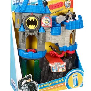 Fisher-Price Imaginext DC Super Friends Batman Toy, Wayne Manor Batcave Playset with Figure & Batcyle for Pretend Play Kids Ages 3+ Years (Amazon Exclusive)