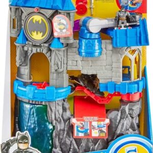 Fisher-Price Imaginext DC Super Friends Batman Toy, Wayne Manor Batcave Playset with Figure & Batcyle for Pretend Play Kids Ages 3+ Years (Amazon Exclusive)