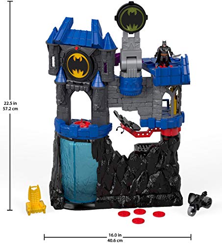 Fisher-Price Imaginext DC Super Friends Batman Toy, Wayne Manor Batcave Playset with Figure & Batcyle for Pretend Play Kids Ages 3+ Years (Amazon Exclusive)