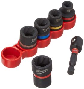 milwaukee 48-32-8000 shockwave impact extractor set, one size