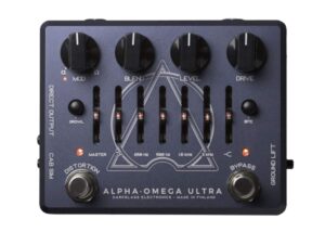 darkglass alpha omega ultra dual bass preamp/od pedal