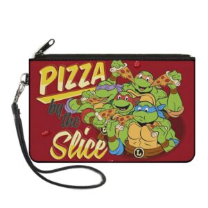 teenage mutant ninja turtles womens buckle-down zip ninja turtles small wallet, multicolor, 6.5 x 3.5 us